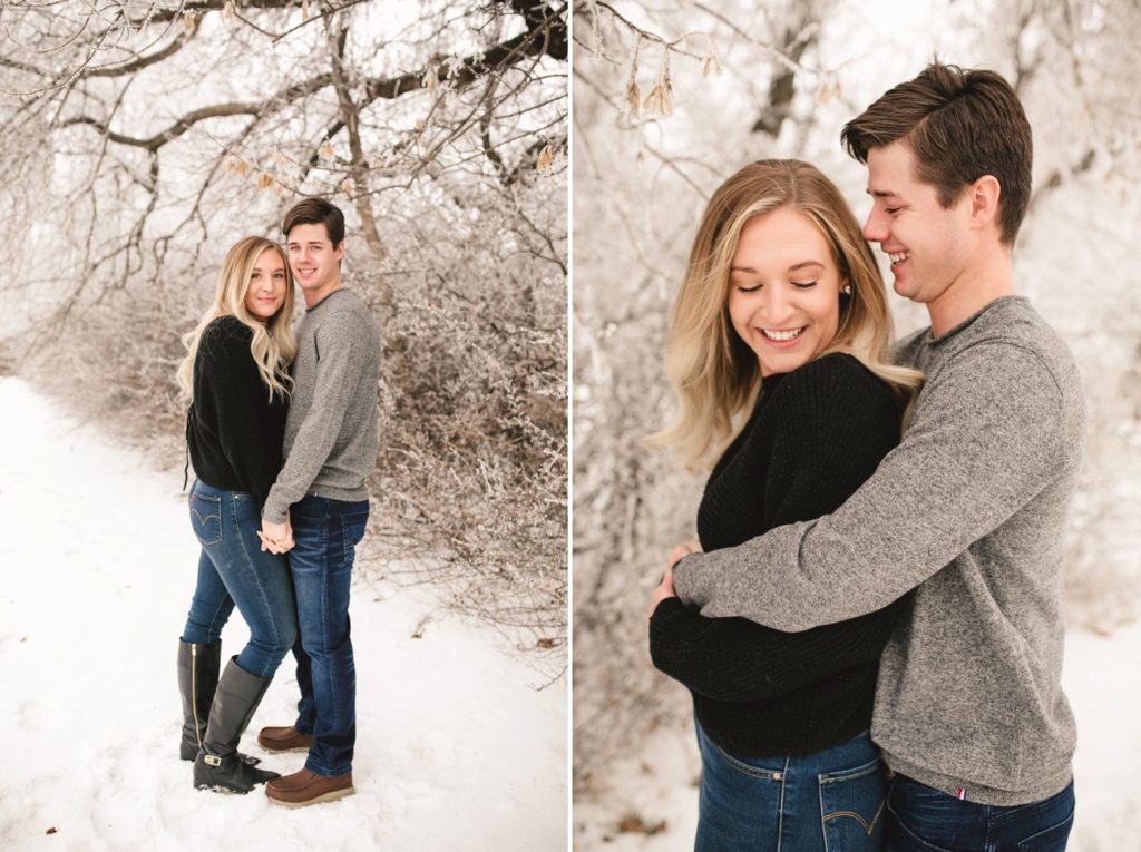 Frosty Winter Couples Session
