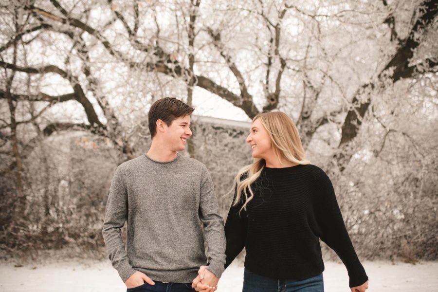 Frosty Winter Couples Session