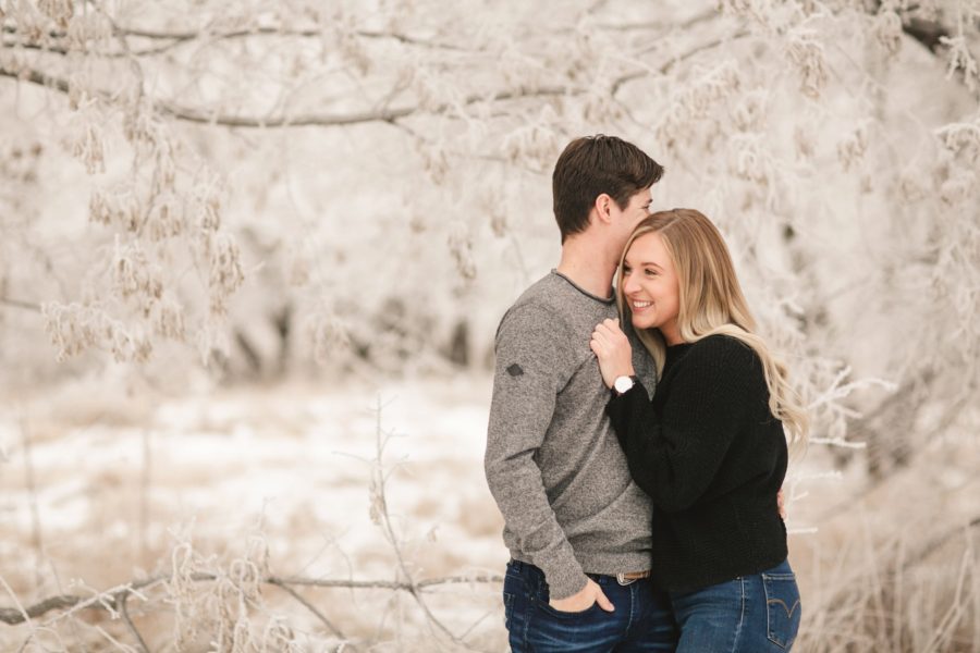 Frosty Winter Couples Session