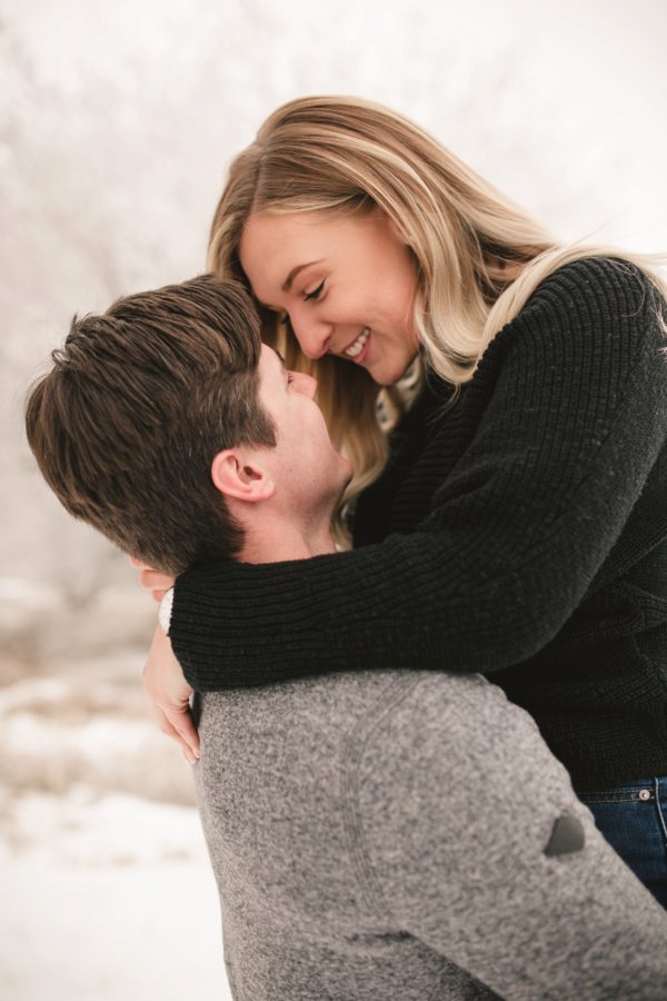 Frosty Winter Couples Session