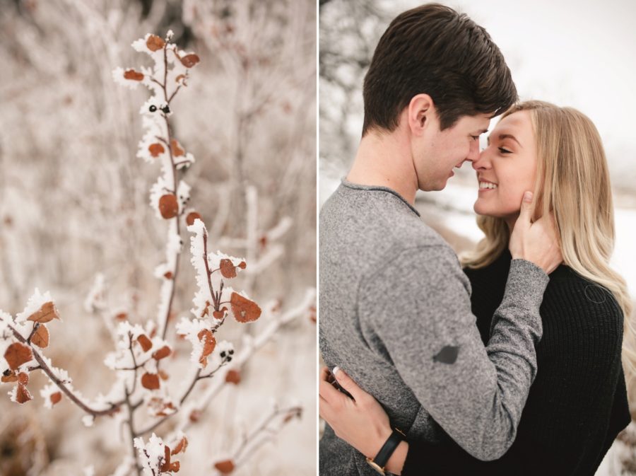Frosty Winter Couples Session