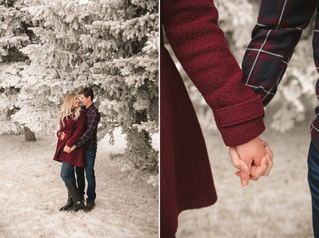 Frosty Winter Couples Session