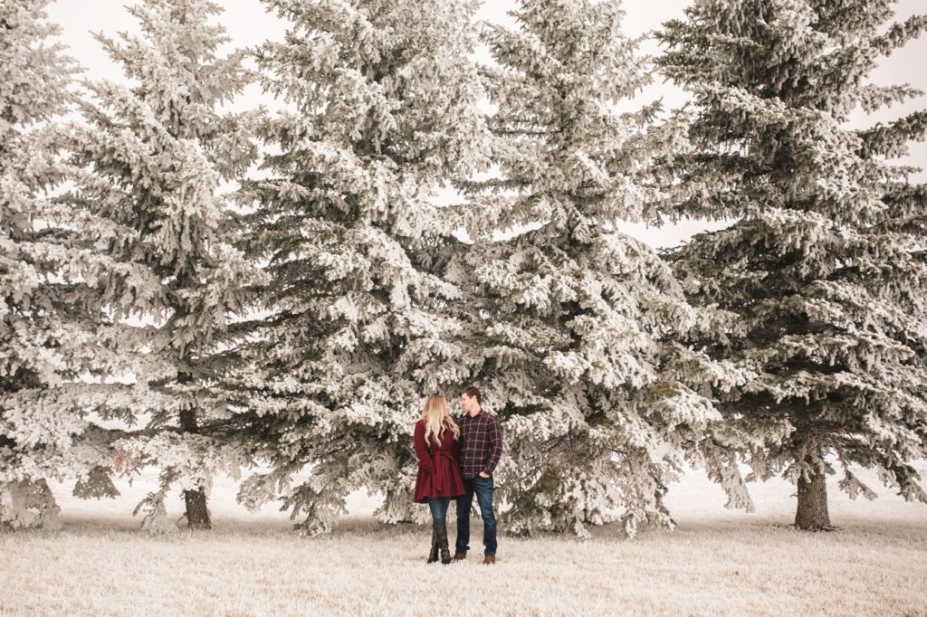 Frosty Winter Couples Session