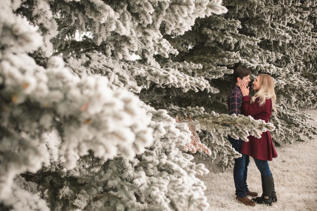 Frosty Winter Couples Session