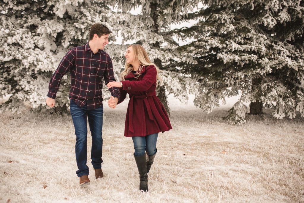 Frosty Winter Couples Session