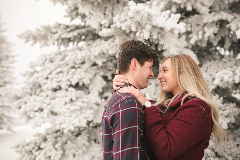 Frosty Winter Couples Session