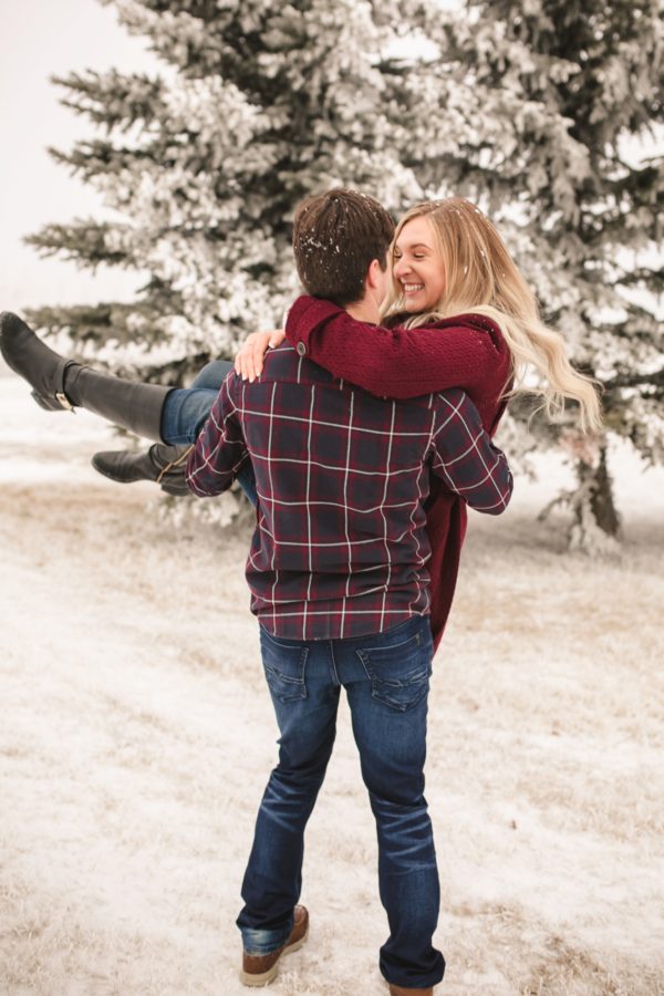 Frosty Winter Couples Session
