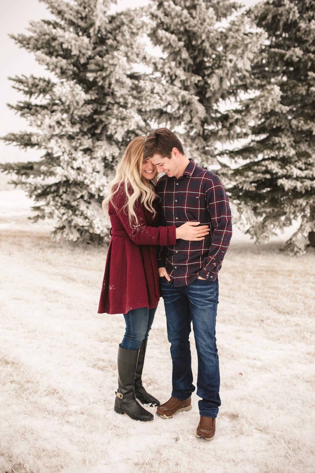 Frosty Winter Couples Session