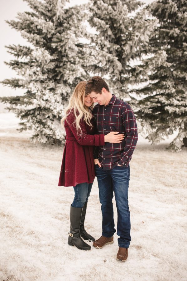Frosty Winter Couples Session